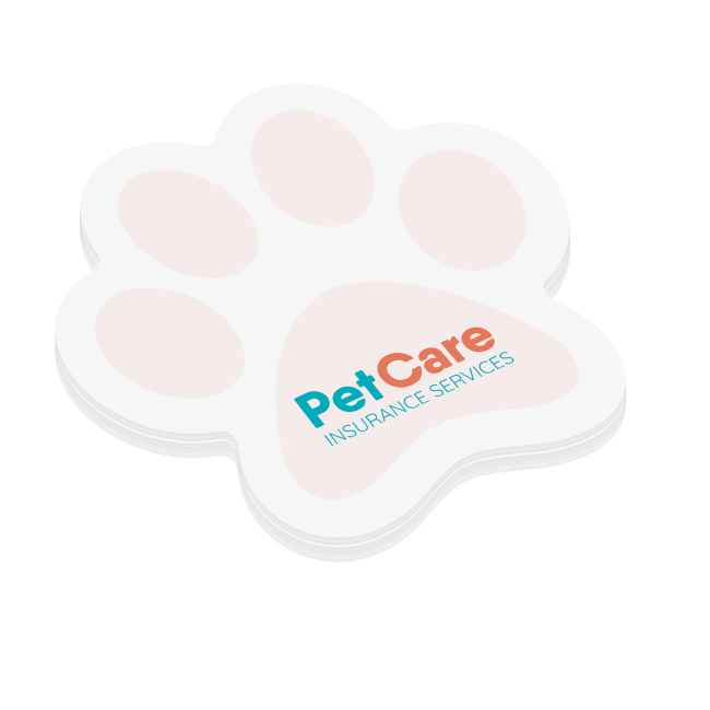 Sticky Smart Notes- Heart or Paw Shaped | Pellacraft | Promotional ...