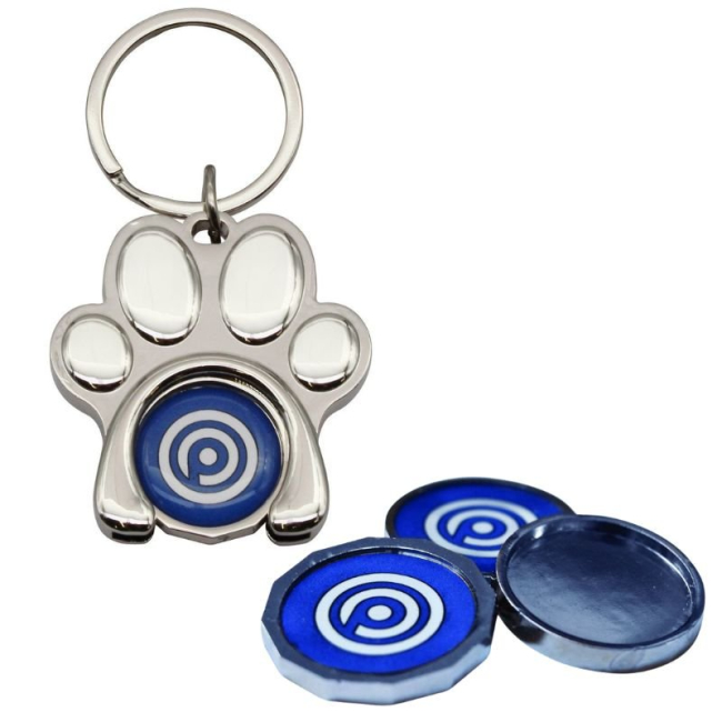 Paw Shaped Trolley Coin Holder | Pellacraft | Promotional Merchandise