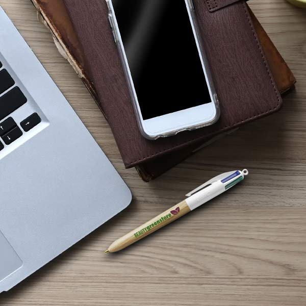 BIC 4 Colours Wood Style | Pellacraft | Promotional Merchandise